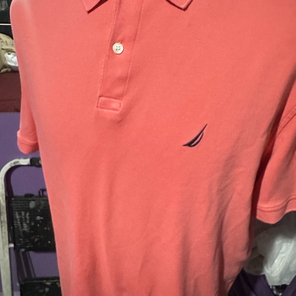 Nautica | Shirts | Nautica Mens Coral Polo Shirt | Poshmark